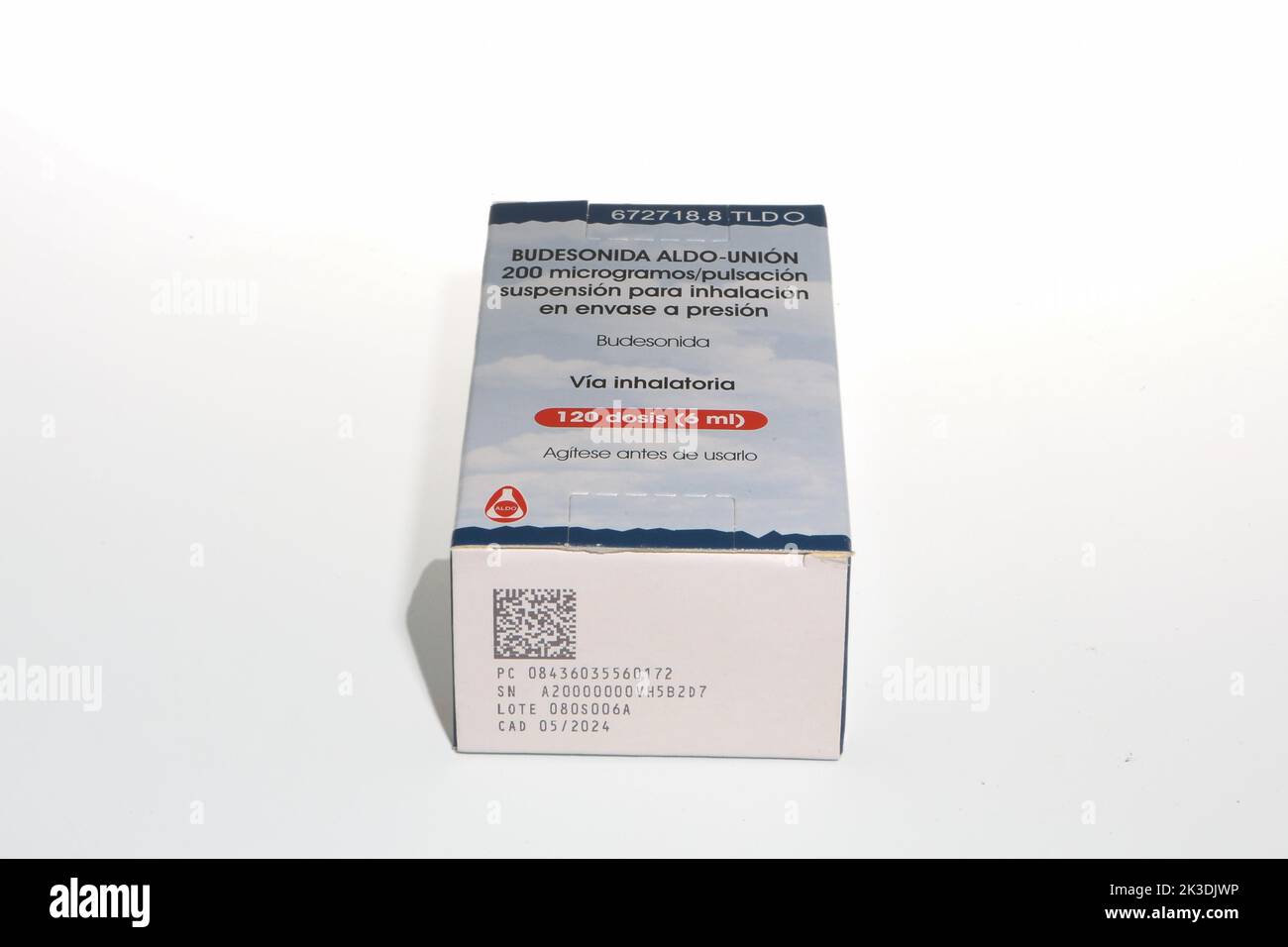 Budesonide aldo union 200 micrograms actuation pressure inhalation hi ...