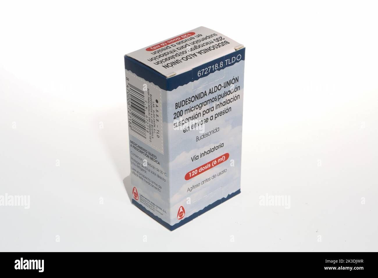 Budesonide aldo union 200 micrograms actuation pressure inhalation hi ...