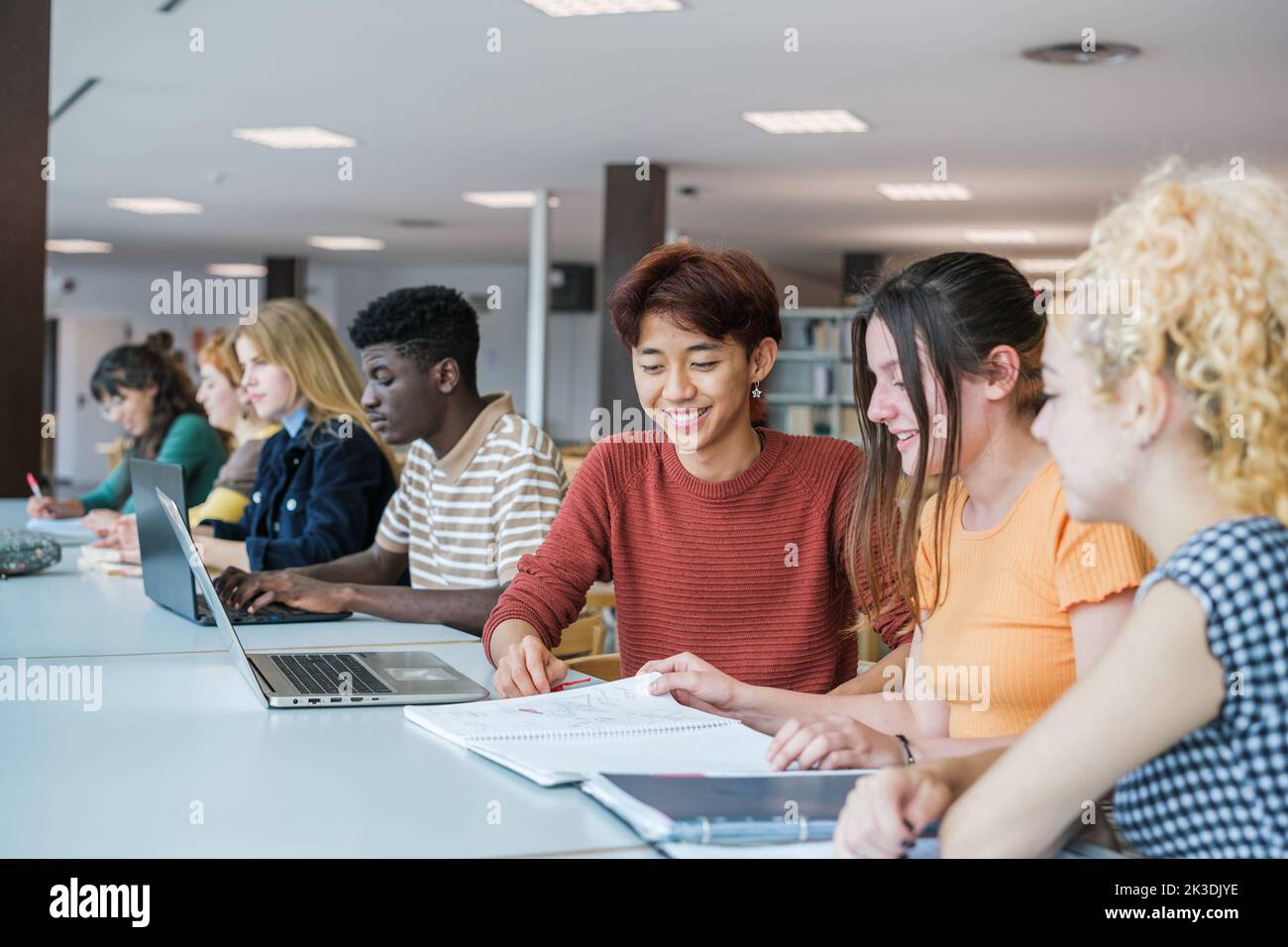 Students different nationalities hi-res stock photography and images ...