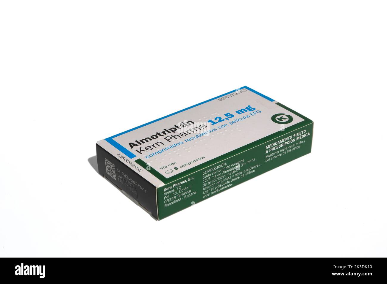 ALMOTRIPTAN KERN PHARMA 12 Stock Photo - Alamy