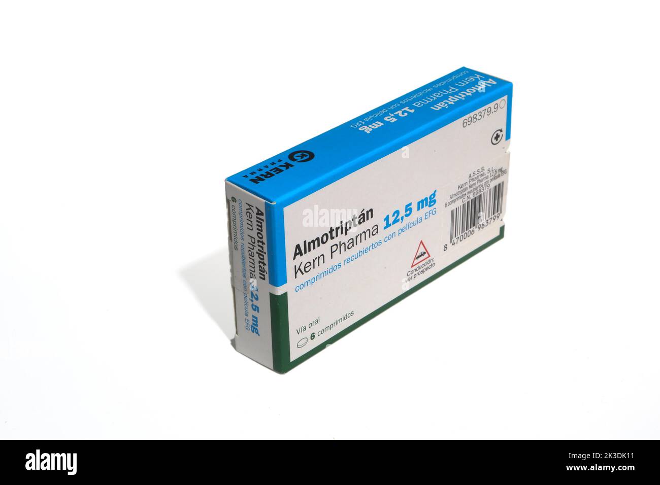 ALMOTRIPTAN KERN PHARMA 12 Stock Photo - Alamy
