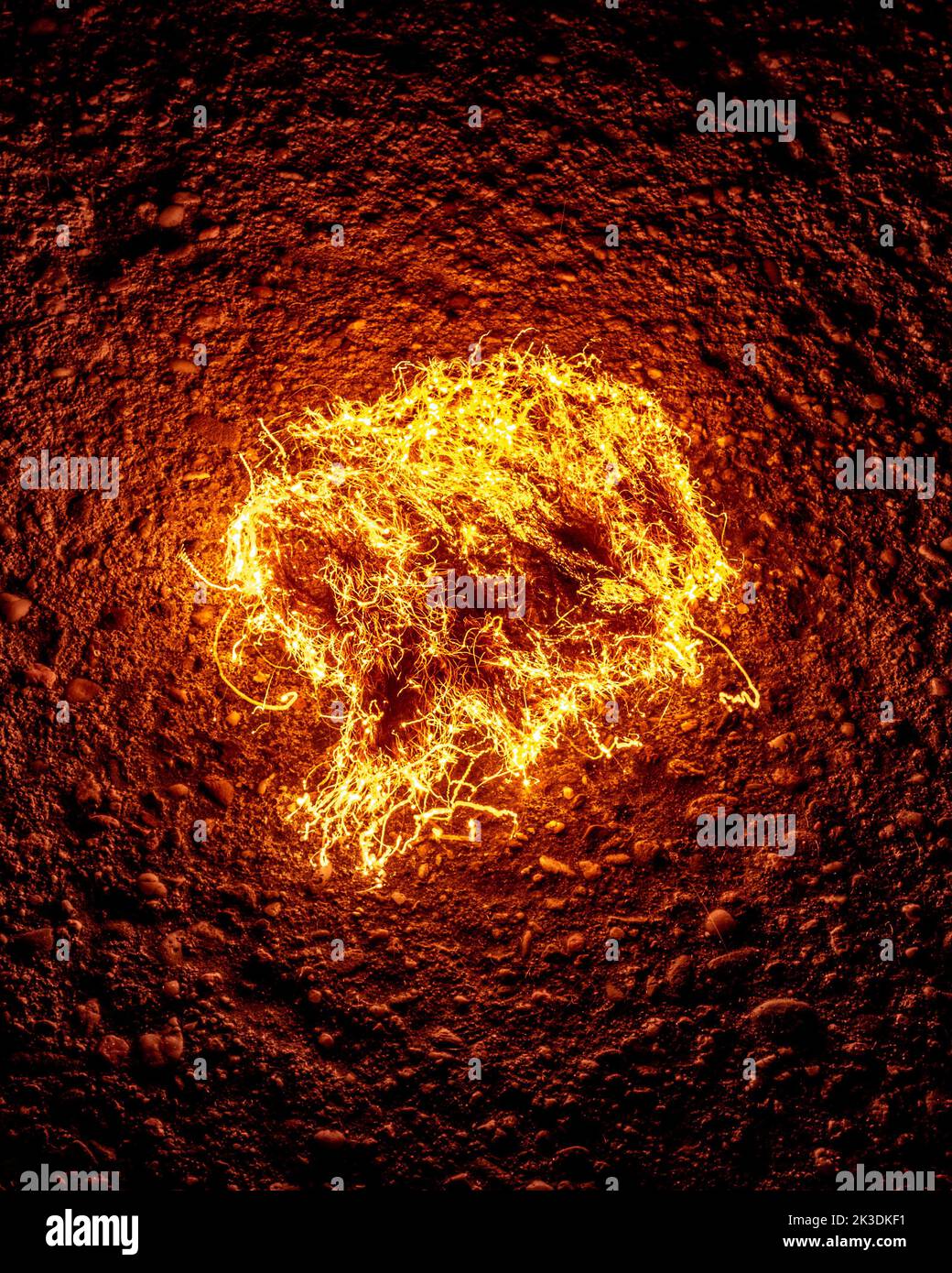 A heat red lava texture of eruption volcano Stock Photo - Alamy