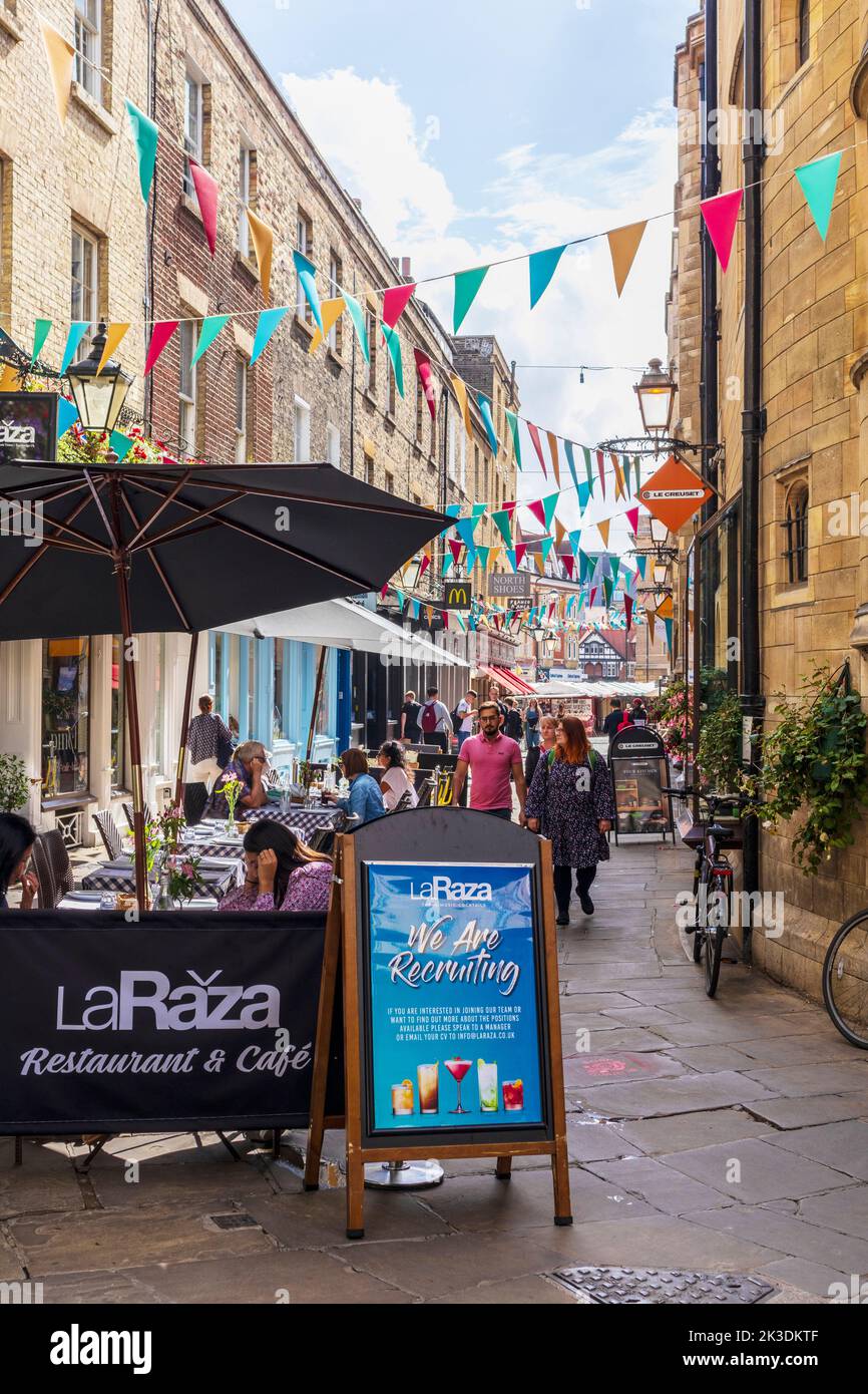 Rose Crescent Cambridge on a Bright and Sunny September Morning Stock ...