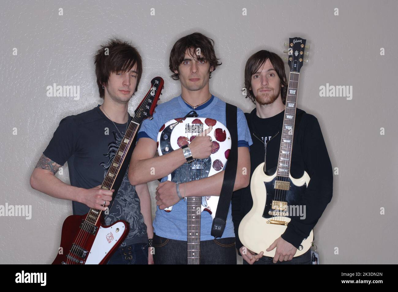 All American Rejects photographed in 2006 in San Jose, California ...