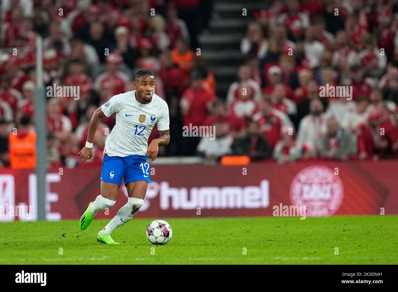 Parken, Copenhagen, Denmark. 25th Sep, 2022. Christopher Nkunku (France ...