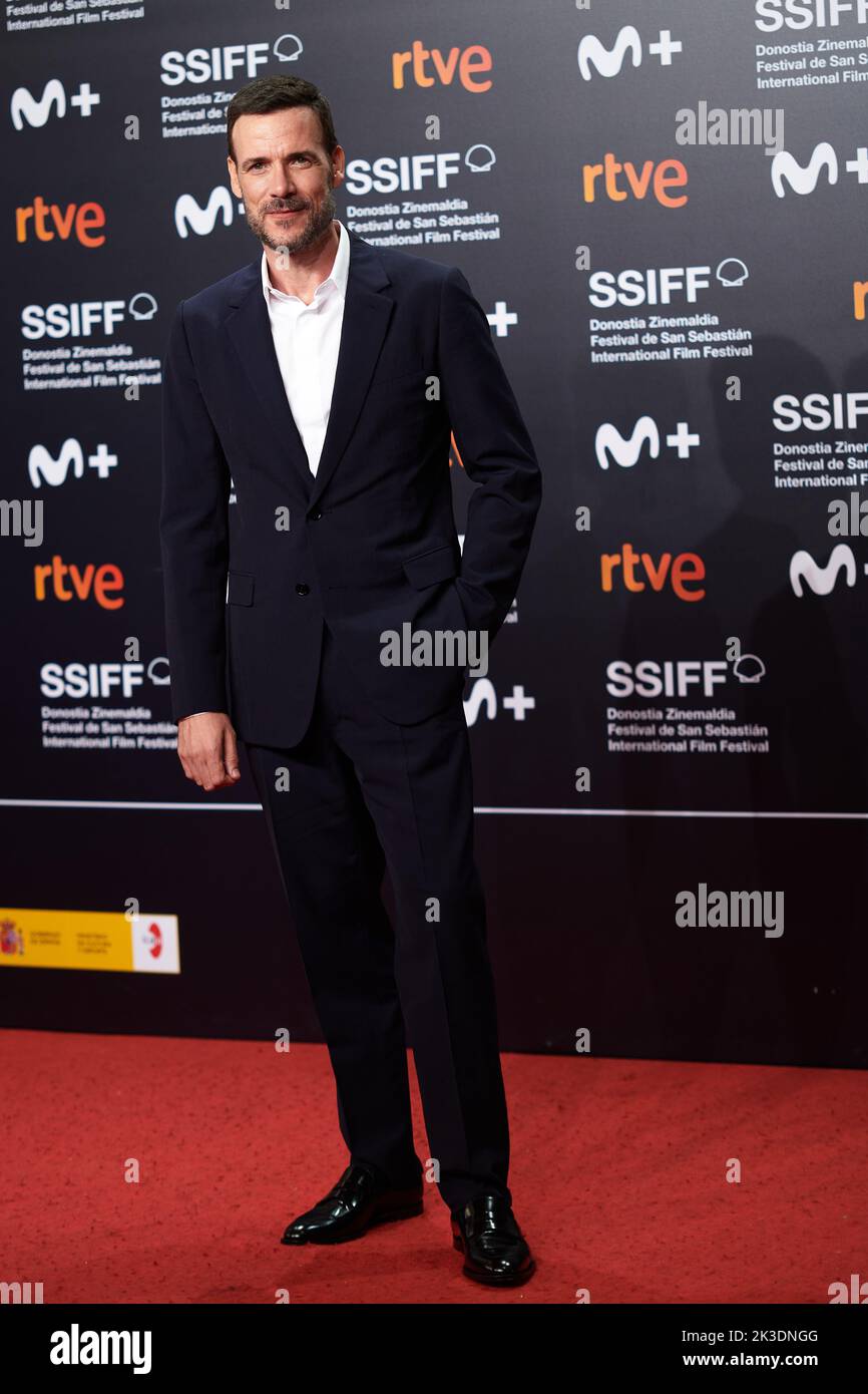 Daniel Grao attends "Marlowe" premiere during 70th San Sebastian ...
