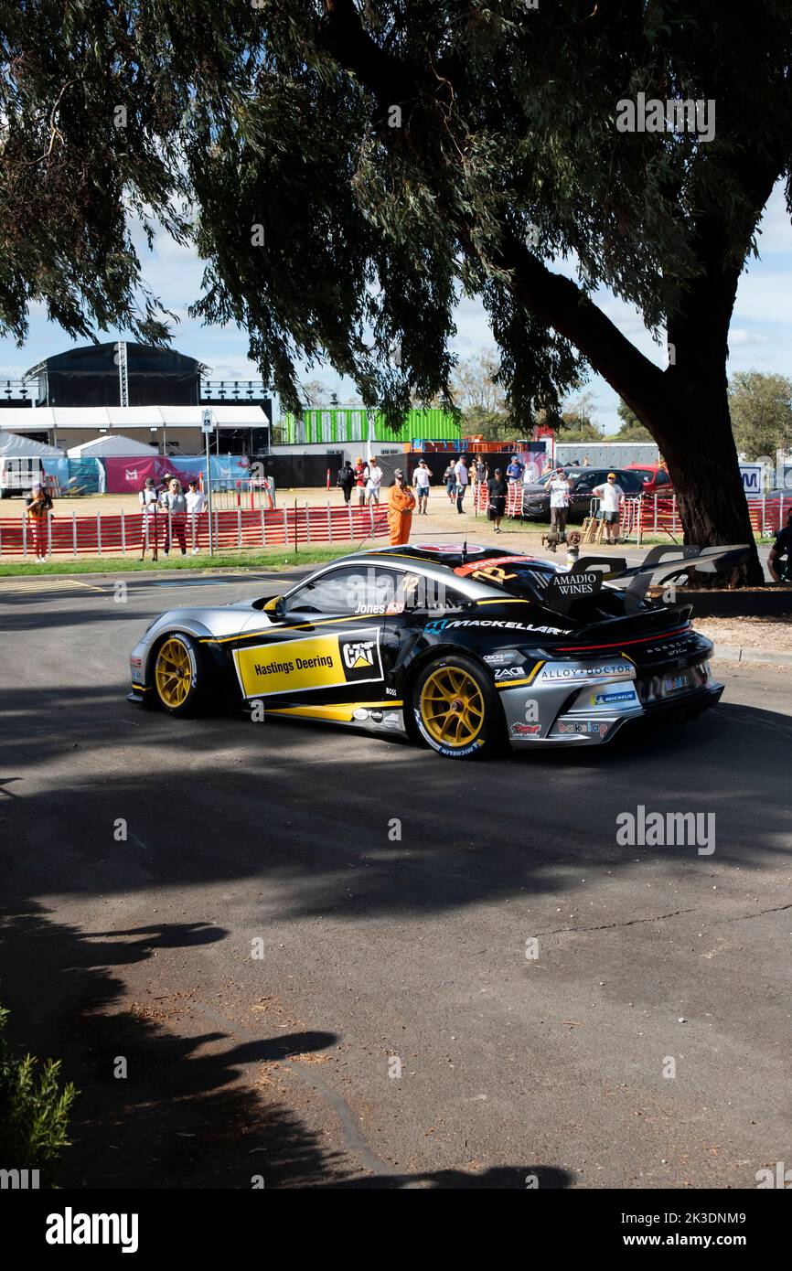 The Porsche Carreras getting ready for the Porsche Carrera cup at ...