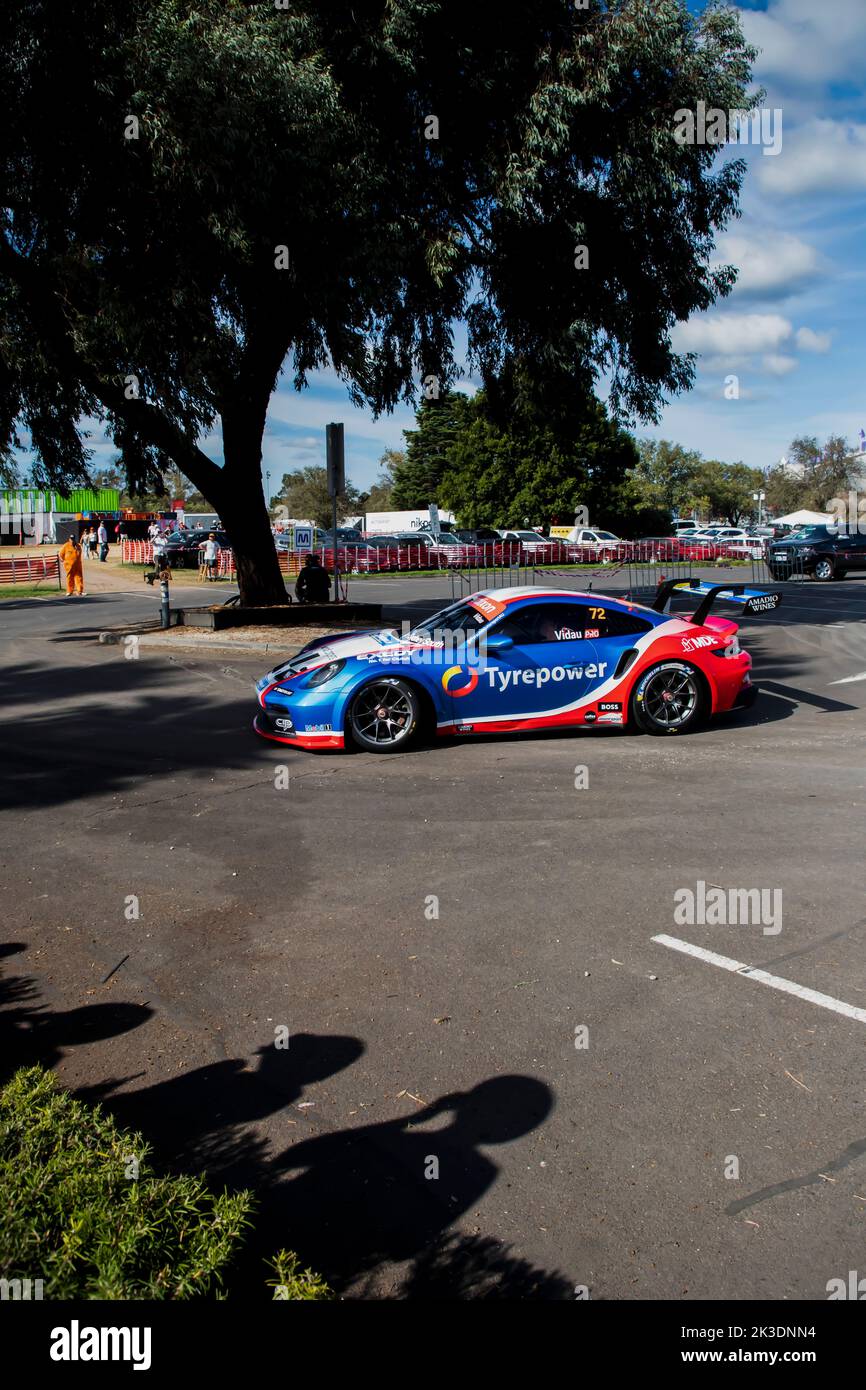 The Porsche Carreras getting ready for the Porsche Carrera cup at ...