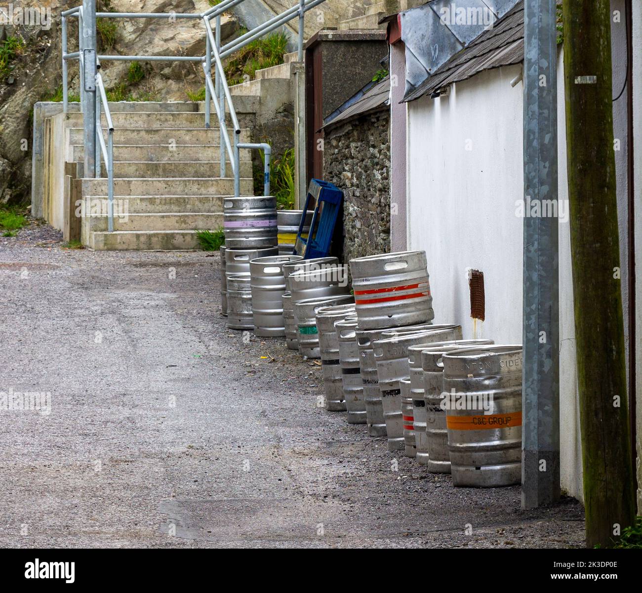 Pub beer barrels hi-res stock photography and images - Alamy