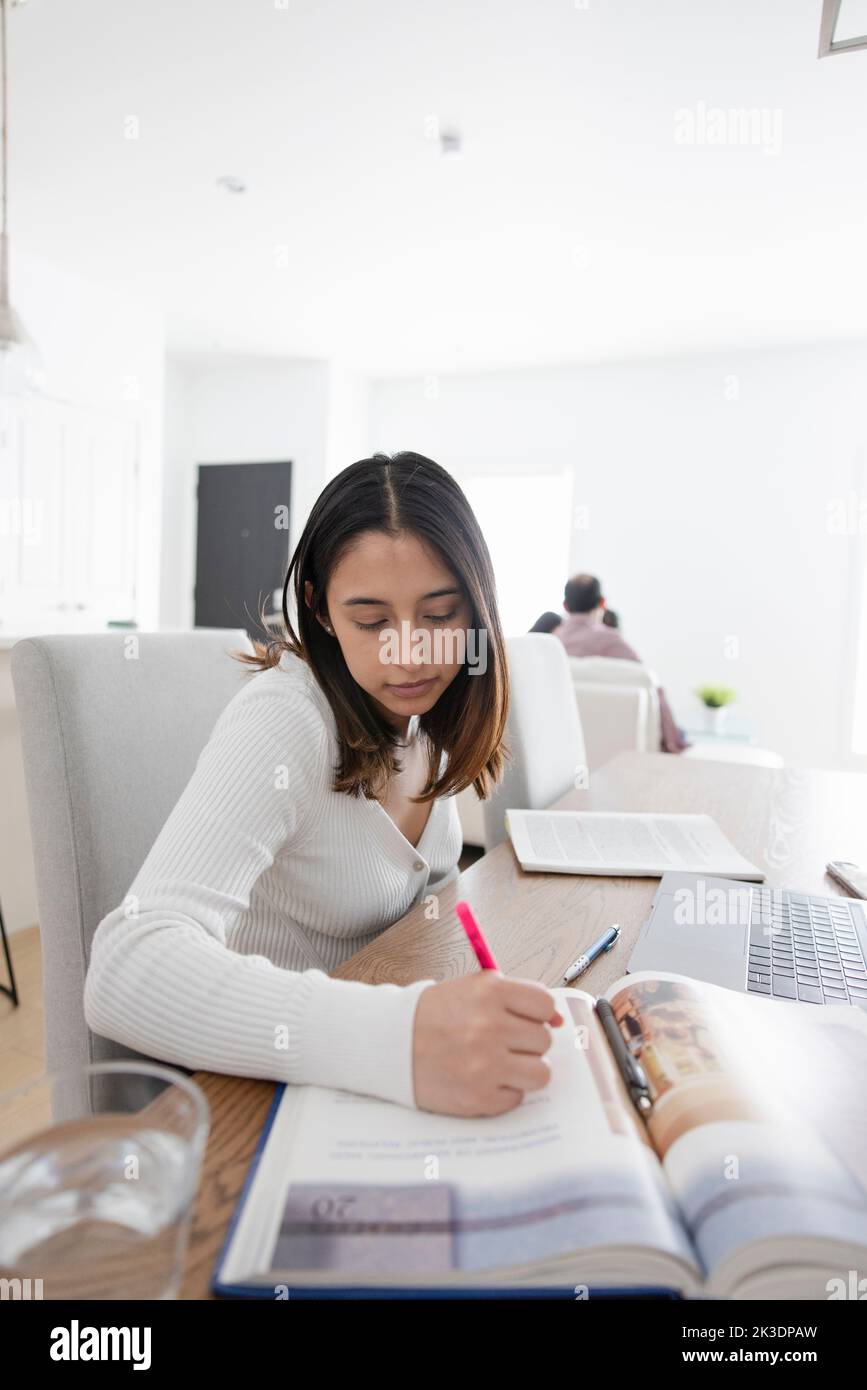 Studying at home hi-res stock photography and images - Alamy