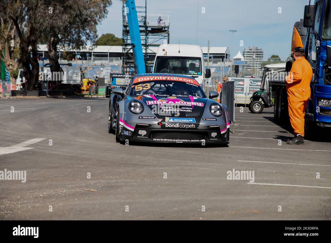 The Porsche Carreras getting ready for Porsche Carrera cup down at ...