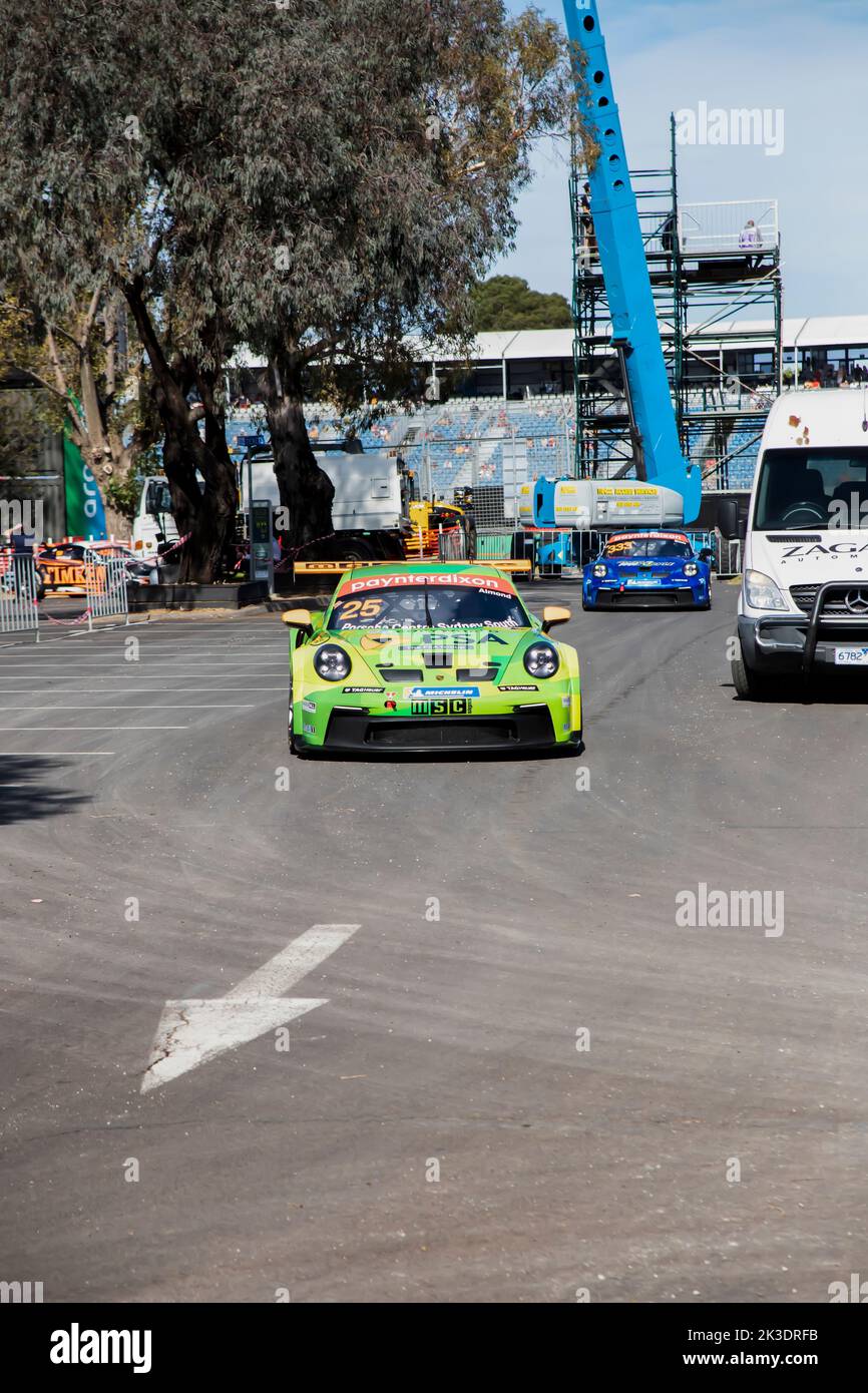 The Porsche Carreras getting ready for Porsche Carrera cup down at ...