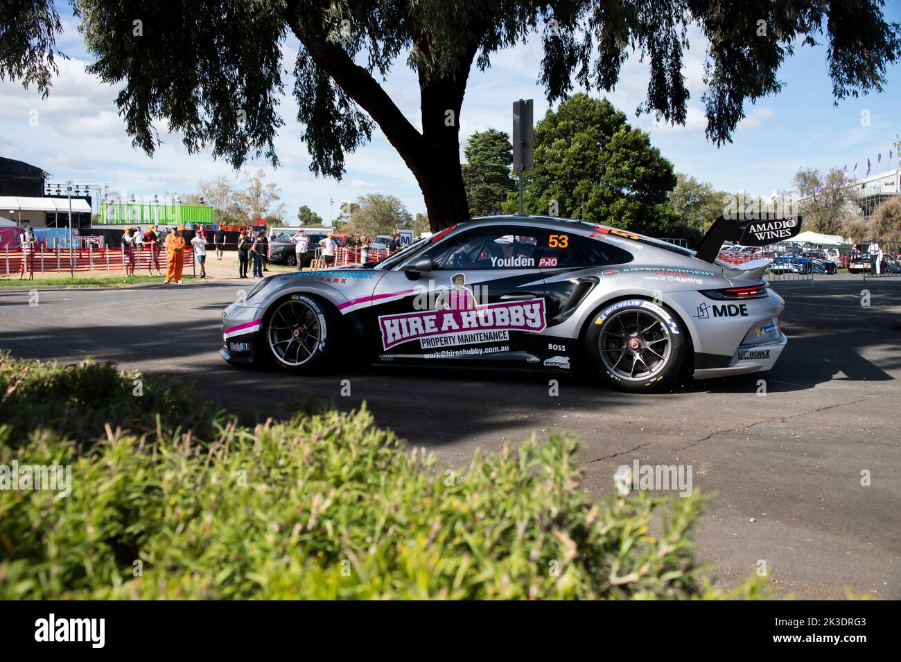 The Porsche Carreras getting ready for Porsche Carrera cup down at ...