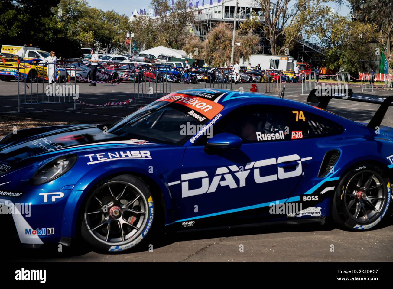 The Porsche Carreras getting ready for Porsche Carrera cup down at ...