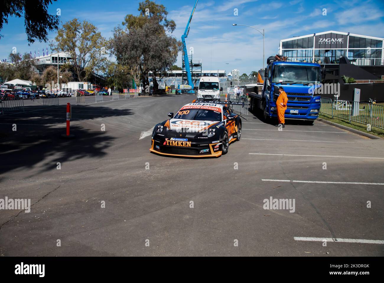 The Porsche Carreras getting ready for Porsche Carrera cup down at ...