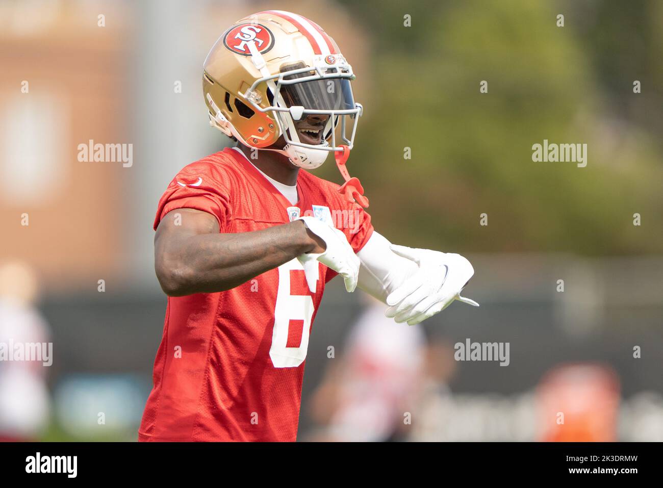 Sep 21, 2022; Santa Clara, California, USA; San Francisco 49ers wide ...