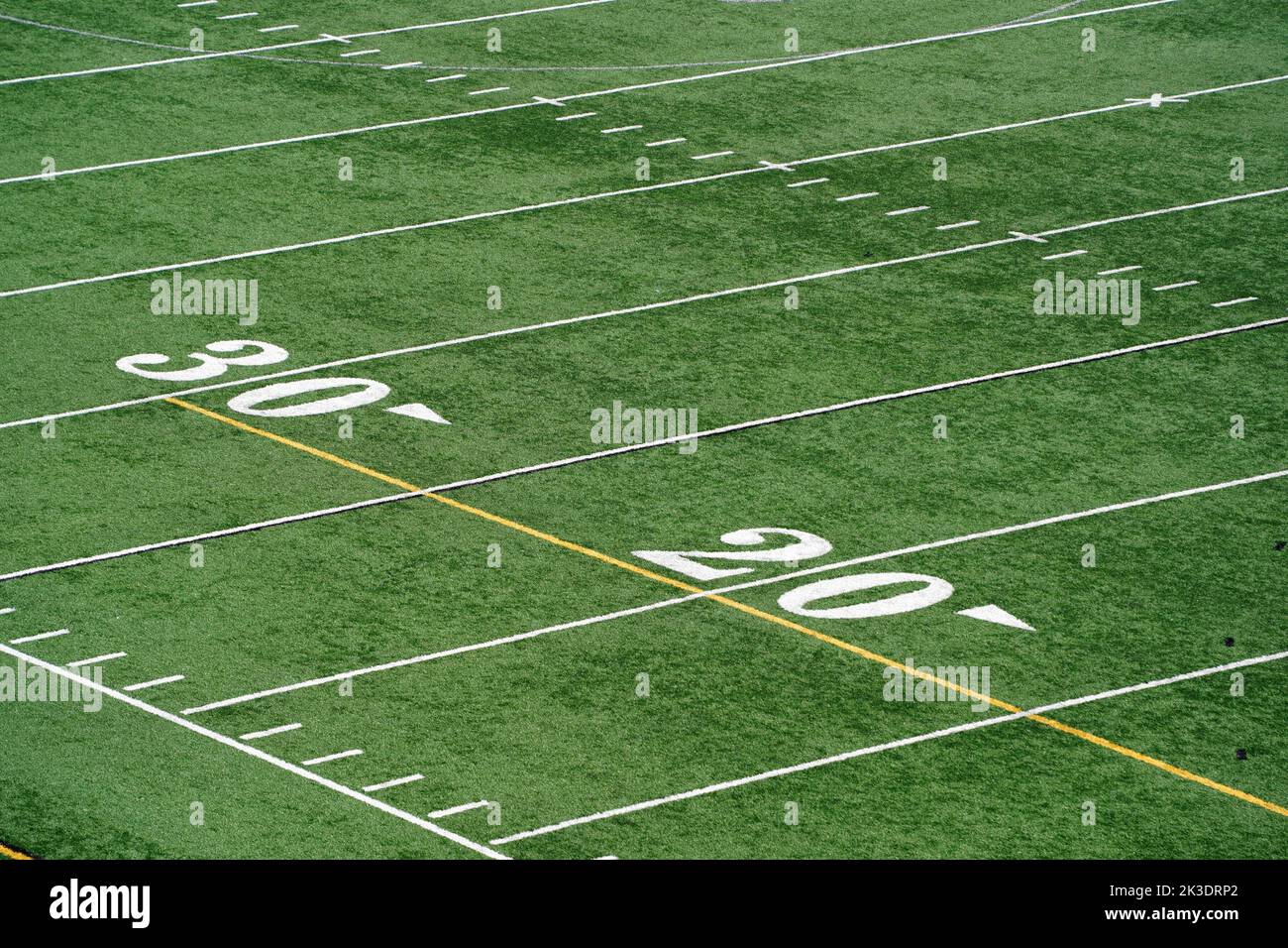 Empty football field white hi-res stock photography and images - Alamy