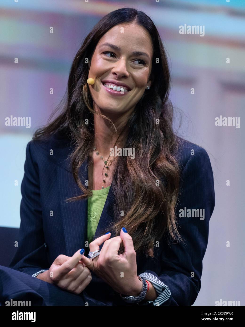 Munich, Germany. 26th Sep, 2022. Ana Ivanovic, former tennis player, is ...