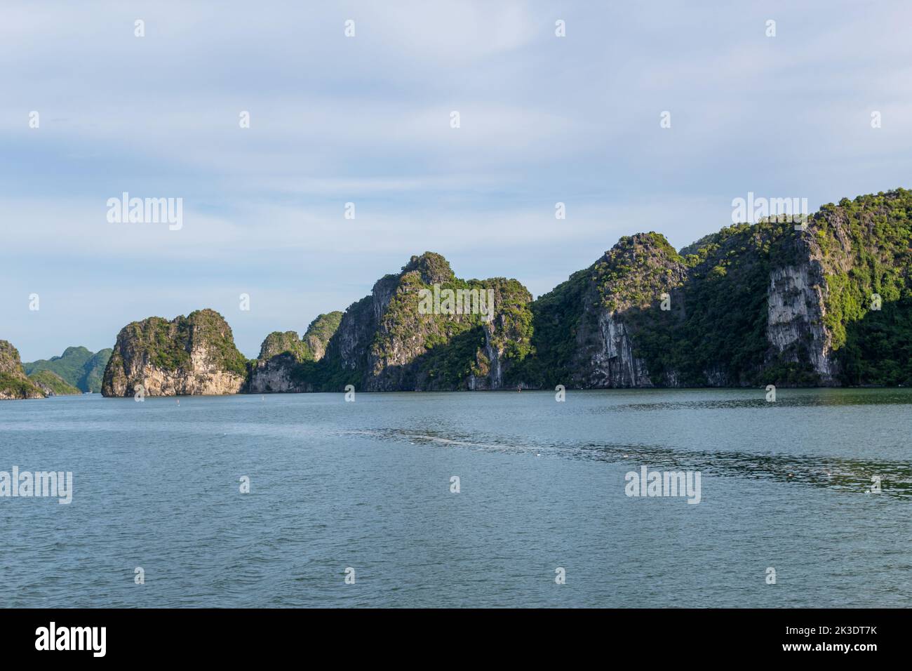 Beautiful island landscape of Halong Bay the UNESCO world heritage site ...