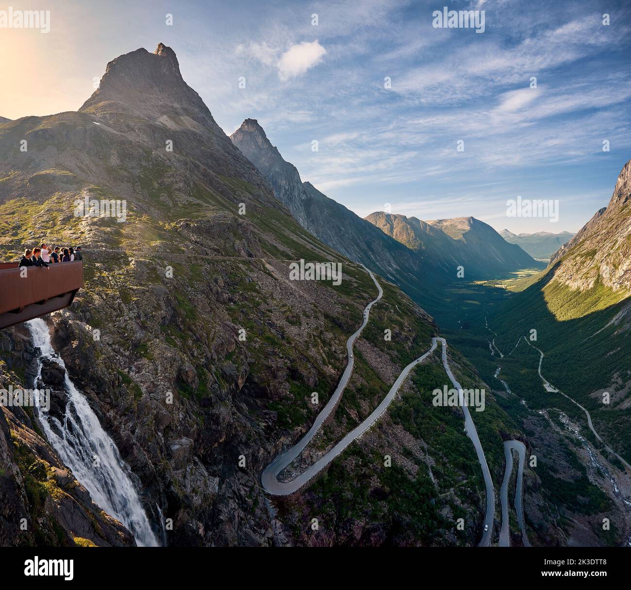 Trollstigen mountain road & Øvstestølbrua, Rauma, Møre og Romsdal ...