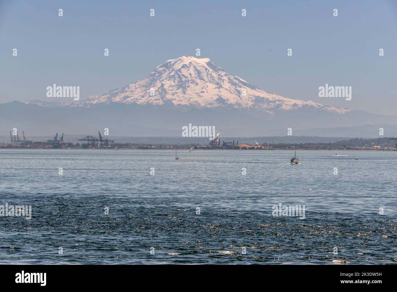 Seattle, June 7th 2015: On board the ferry from Point Defiance to ...