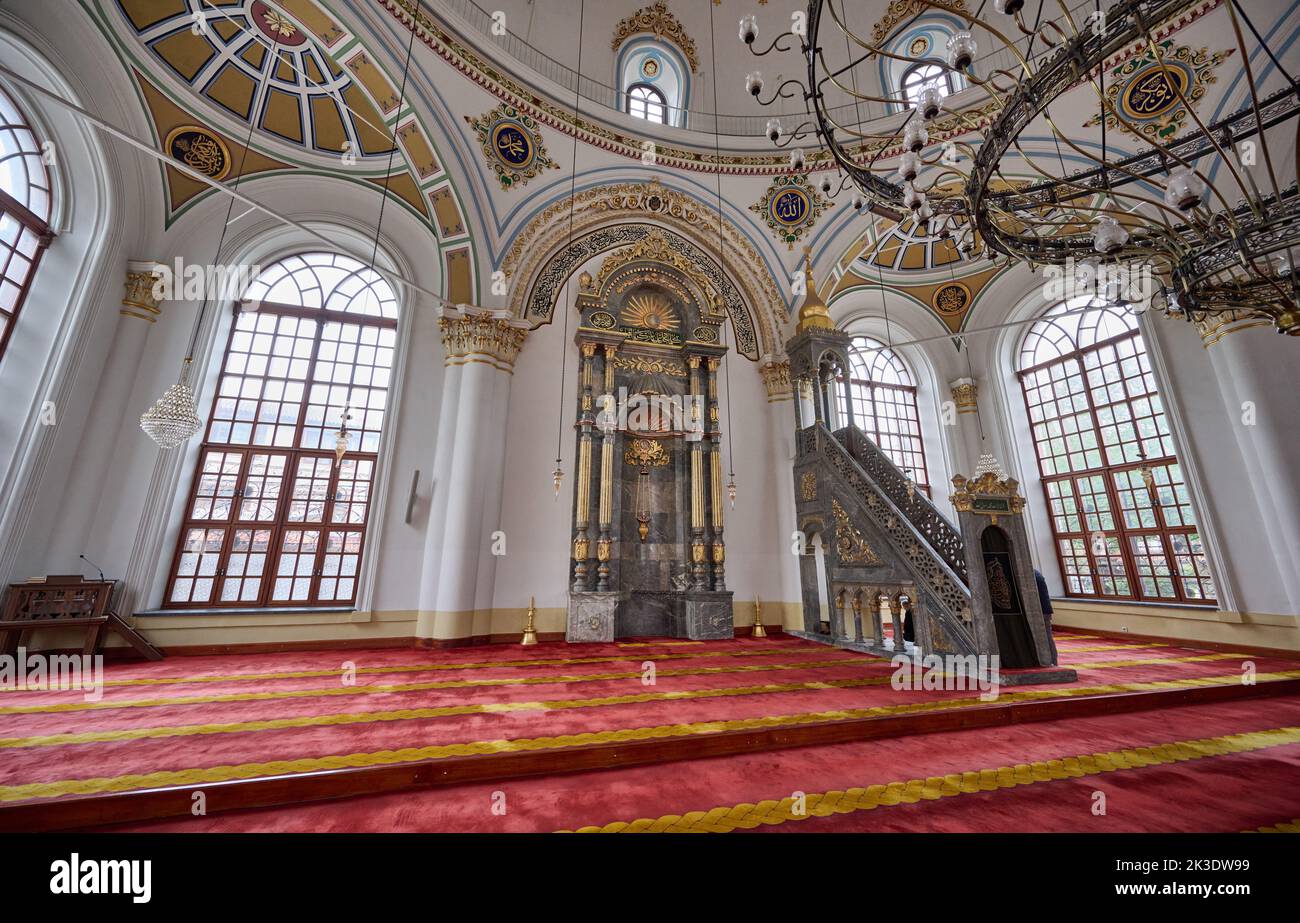 interior shot of Azizia Mosque, Konya, Turkey Stock Photo - Alamy