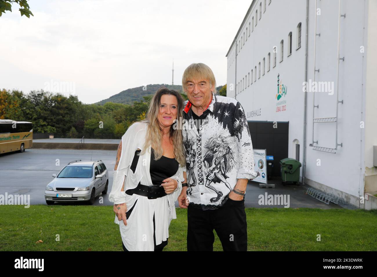 Daniela Ulrich aka Daniela Alfinito mit ihrem Vater Bernd Ulrich von ...