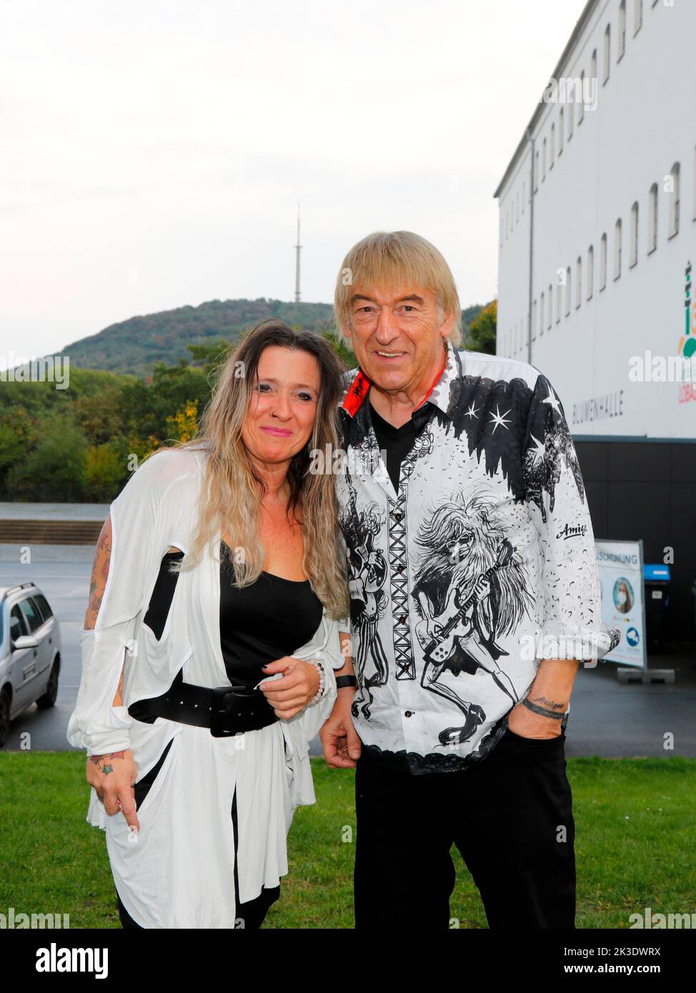 Daniela Ulrich aka Daniela Alfinito mit ihrem Vater Bernd Ulrich von ...