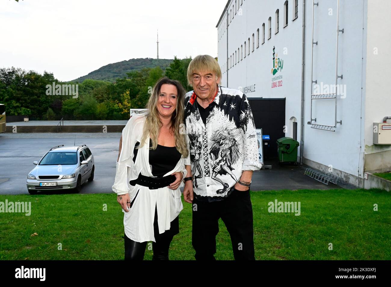 Daniela Ulrich aka Daniela Alfinito mit ihrem Vater Bernd Ulrich von ...