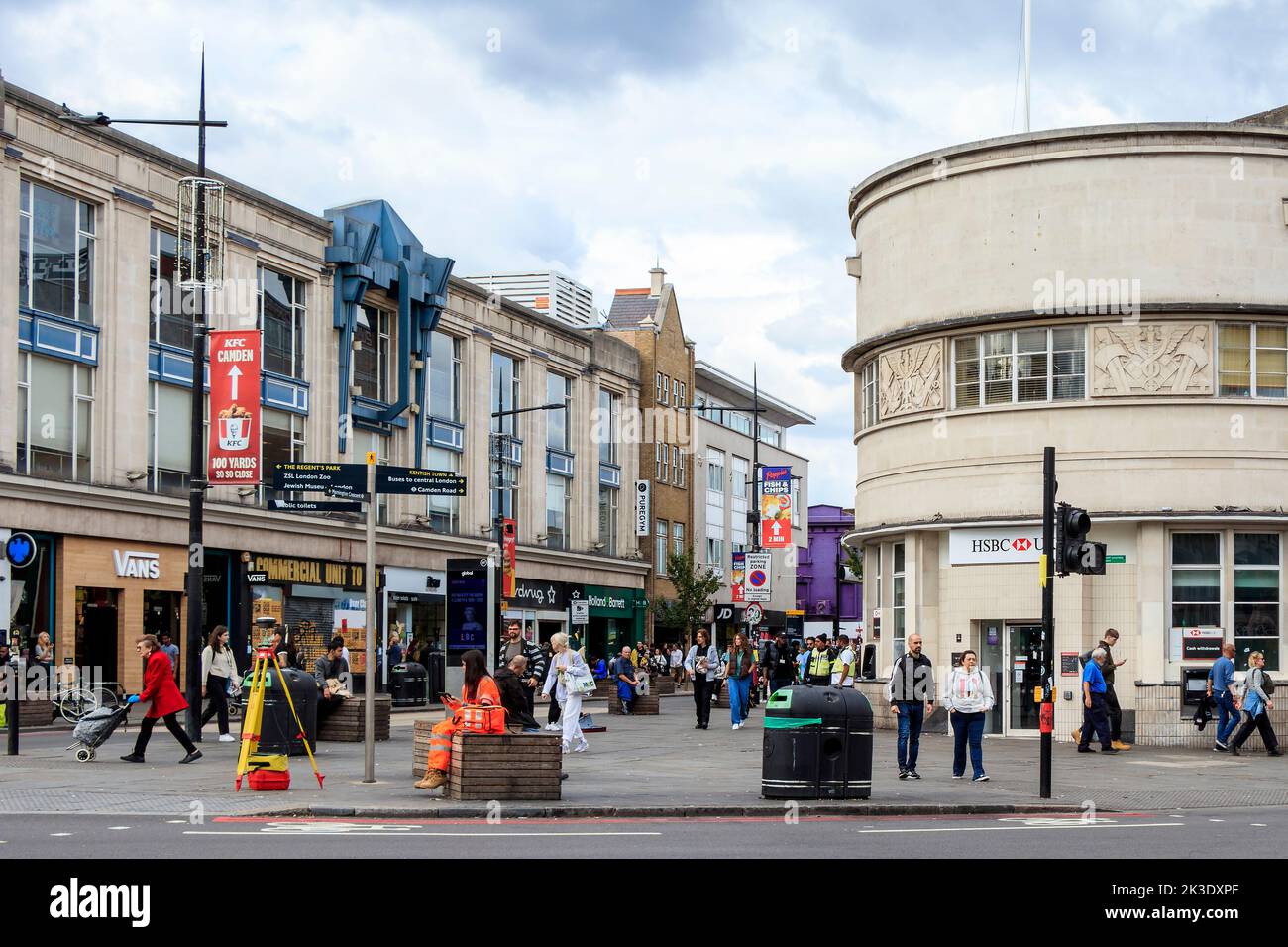 Crossroads the centre of Camden Town, London, UK Stock Photo - Alamy