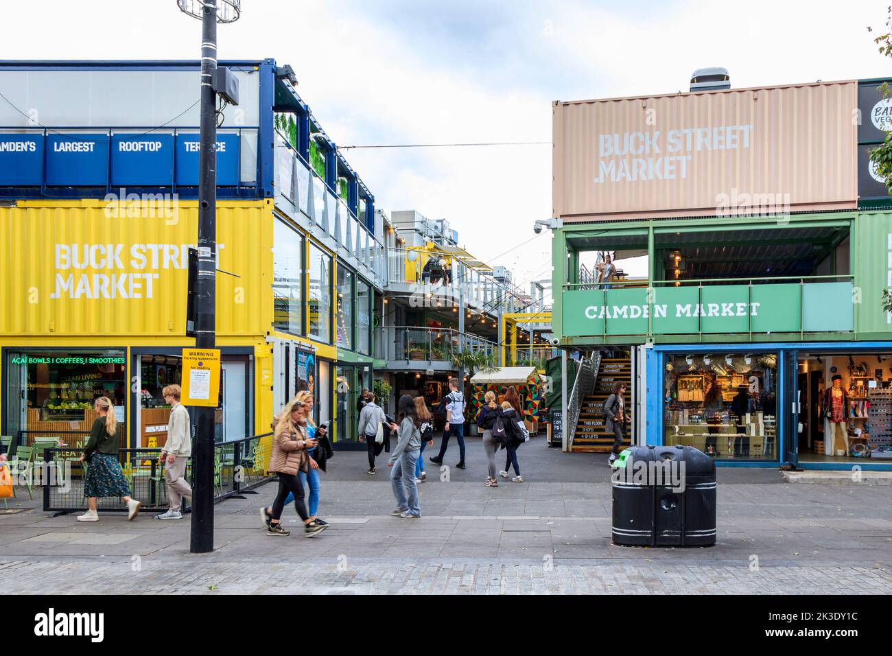 Buck Street Market, "London's first eco-market", part of the Camden ...