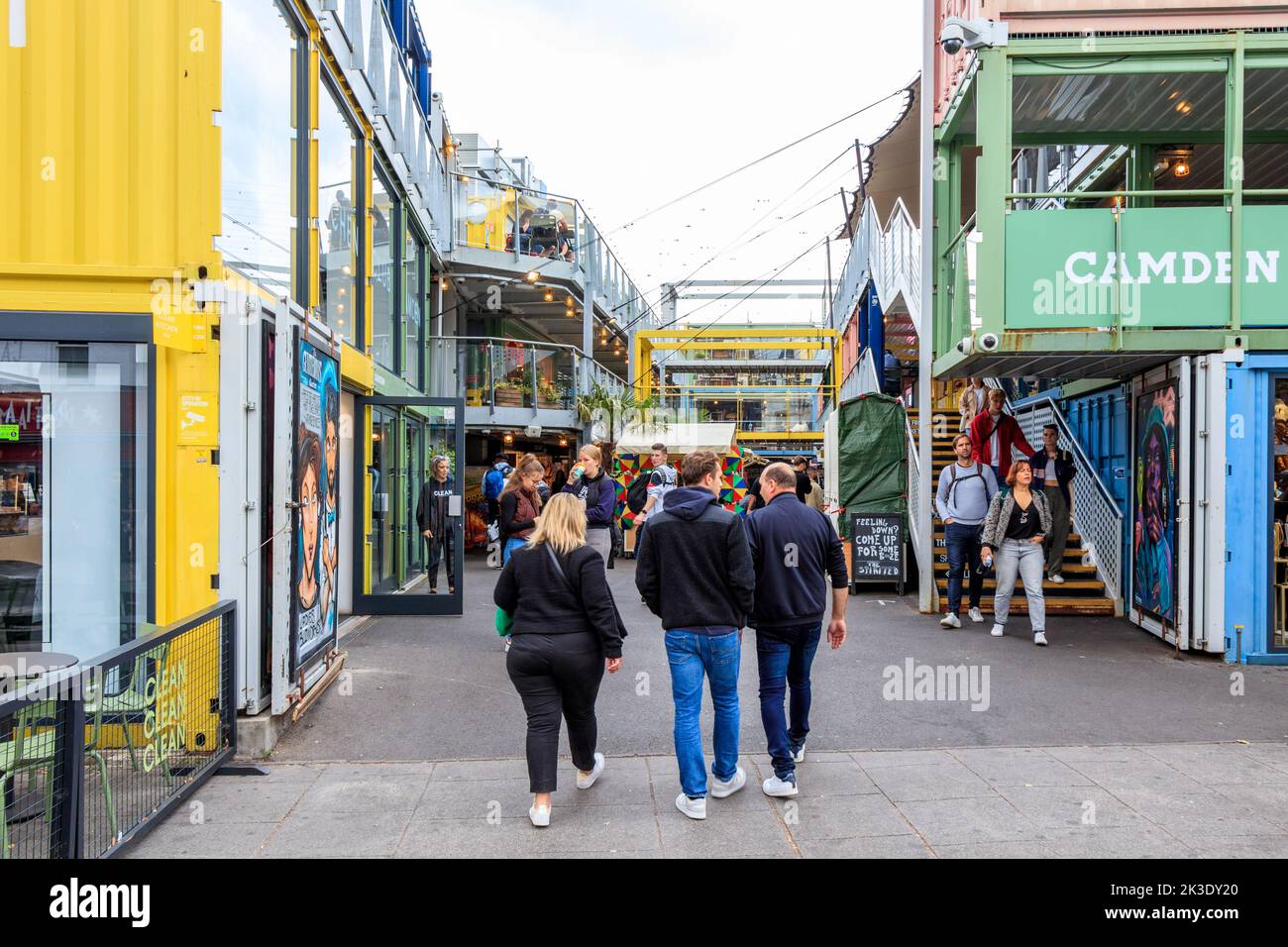 Buck Street Market, "London's first eco-market", part of the Camden ...