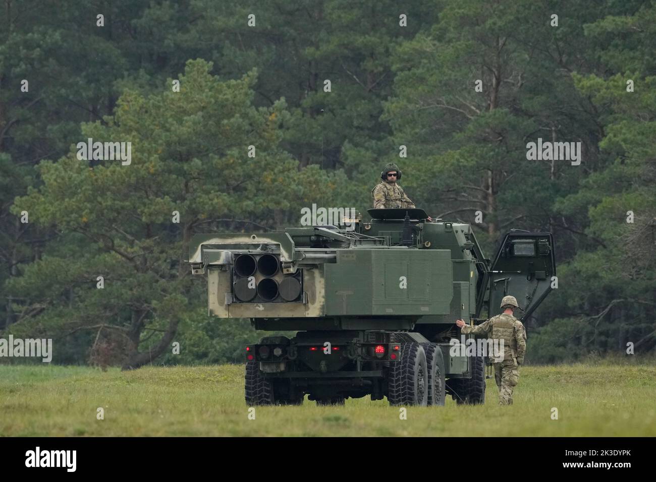 High mobility artillery rocket m142 system hi-res stock photography and ...