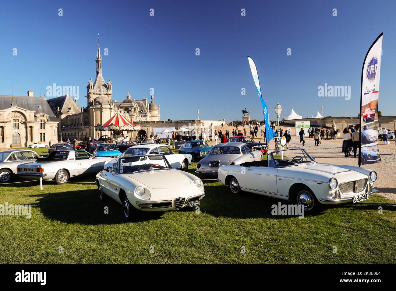 Alfa Romeo ambiance clubs during the 6th edition of the Chantilly Arts ...