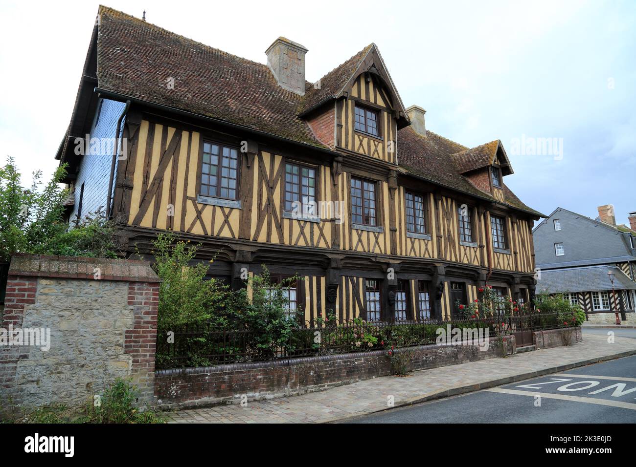 Half timbered colombage building on the corner of Rue des Haras and ...