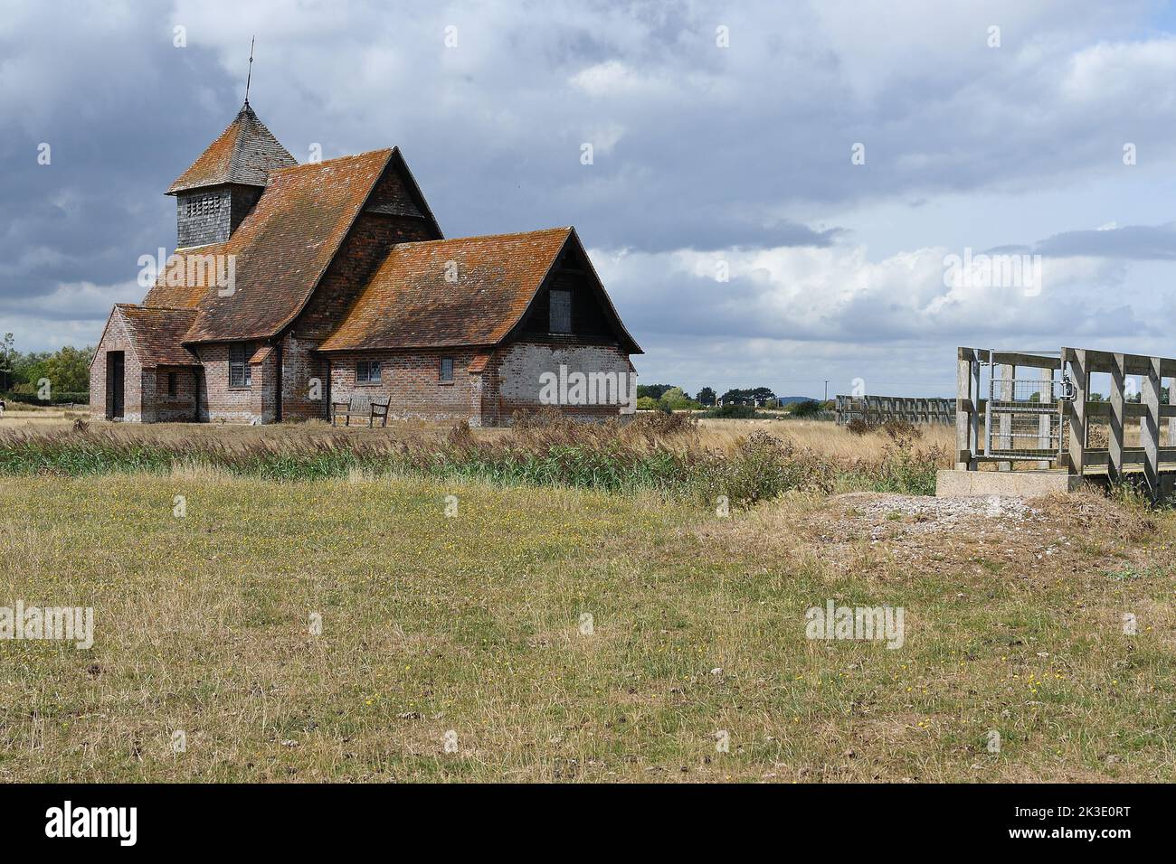 St Thomas Becket Church Romney Marsh Kent uk Stock Photo - Alamy