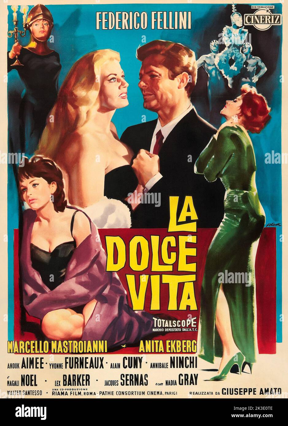 Film poster for la dolce vita hi-res stock photography and images - Alamy