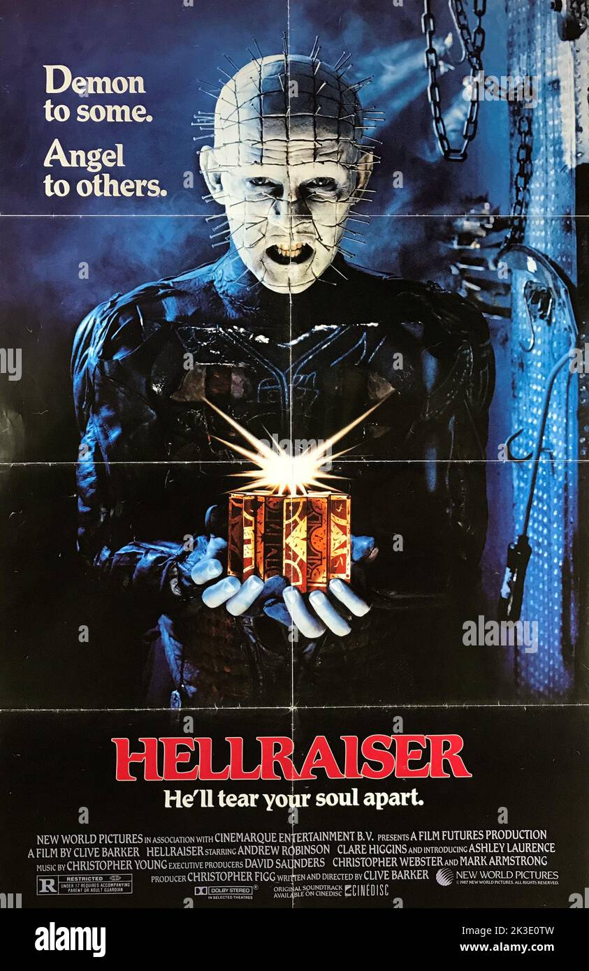 Poster - Artwork, "Hellraiser" (1987) Entertainment Film Distributors ...