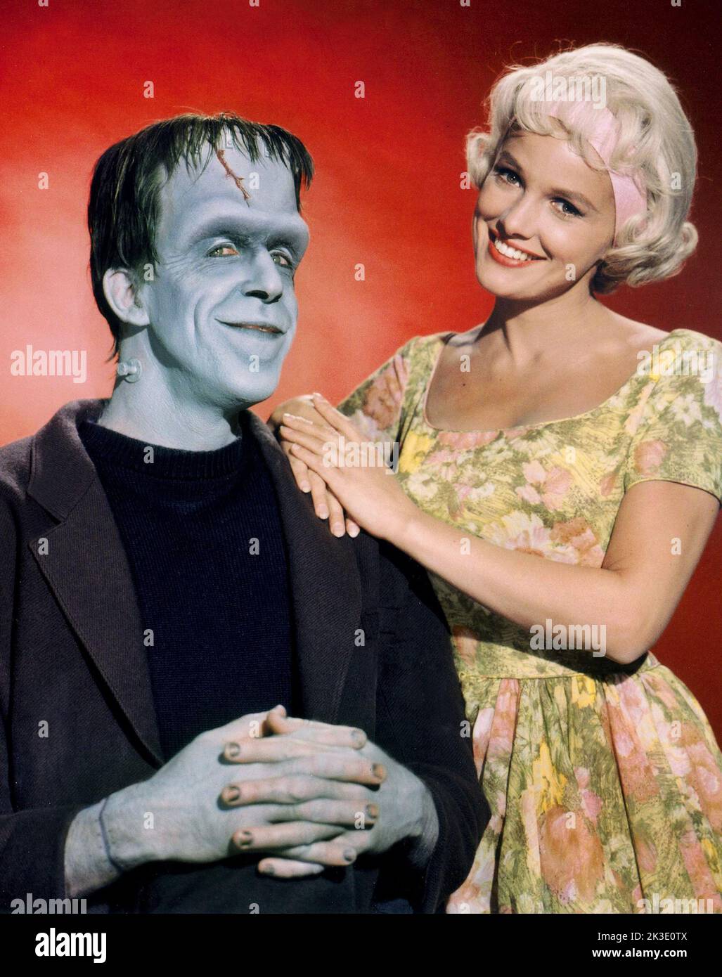 Fred Gwynne, Beverly Owen, "The Munsters" circa 1964 CBS. (THA File ...