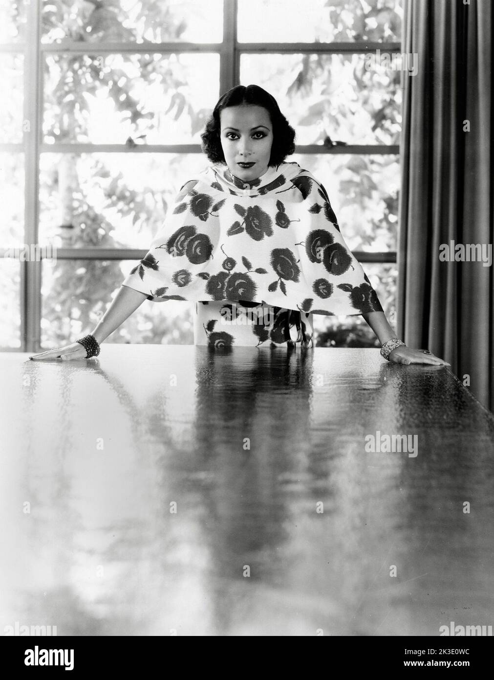 Dolores del Rio at her home in Hollywood, CA circa 1935. (THA File ...