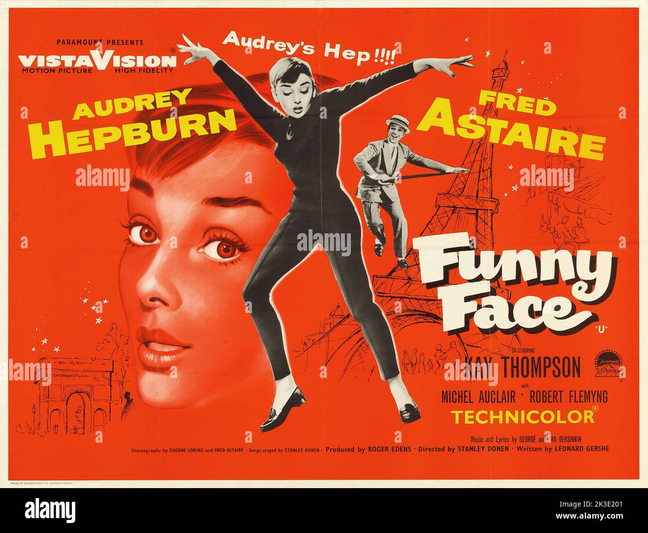 Audrey Hepburn, "Funny Face" (1957) (THA File Reference # 34408-095THA ...