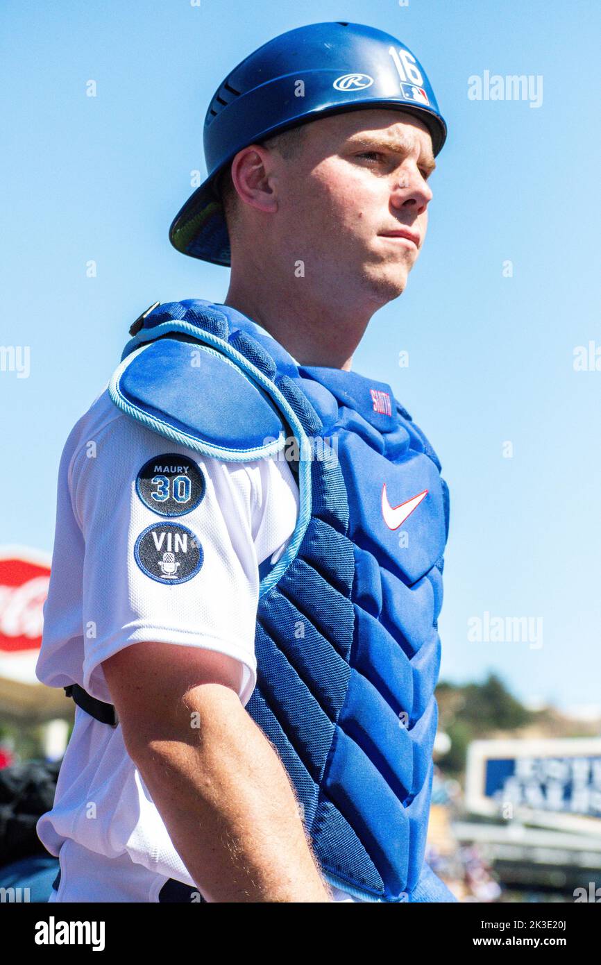 Los Angeles Dodgers catcher Will Smith (16) before a Major League ...