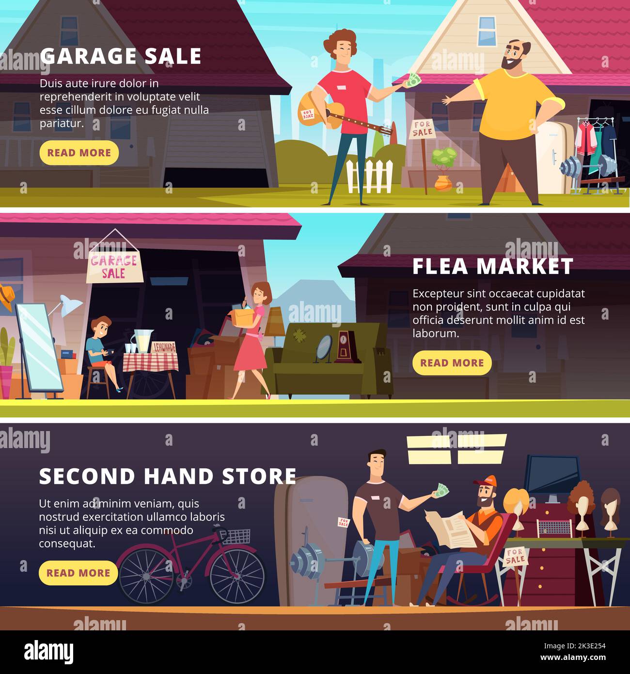 Shop selling souvenirs Stock Vector Images - Alamy