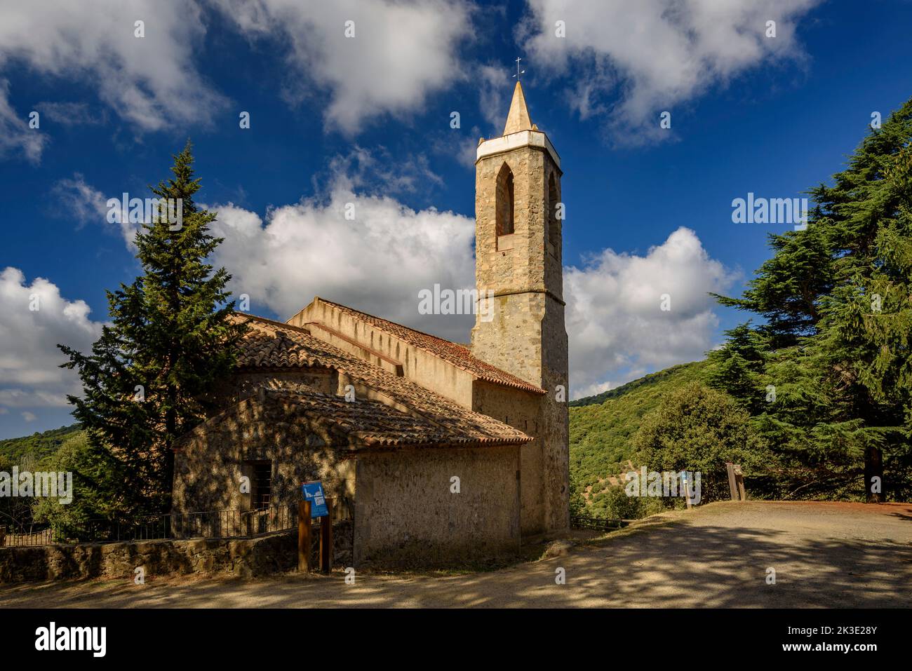 Church of Hortsavinyà, in the Montnegre - Corredor Natural Park ...