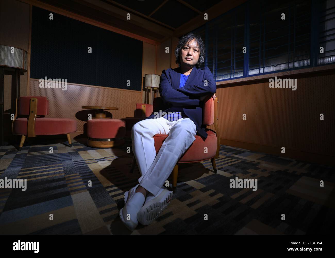 Filmmaker Scud (Danny Cheng Wan-Cheung) photographed in Jordan. 09SEP22 ...