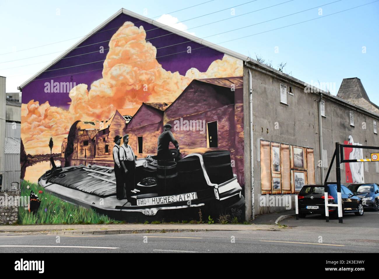 Graffiti on wall, Athy, County Kildare, Ireland Stock Photo - Alamy