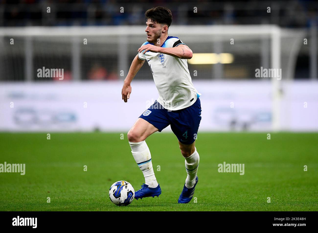 Milan, Italy. 23 September 2022. Declan Rice of England in action ...