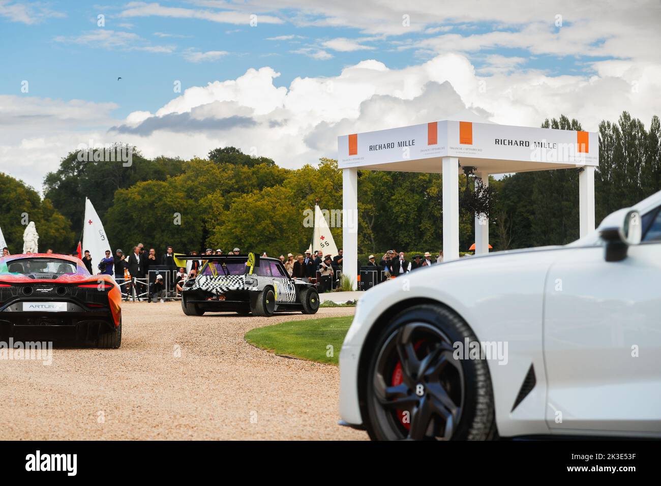 concept car Renault R5 Turbo 3E during the 6th edition of the Chantilly ...