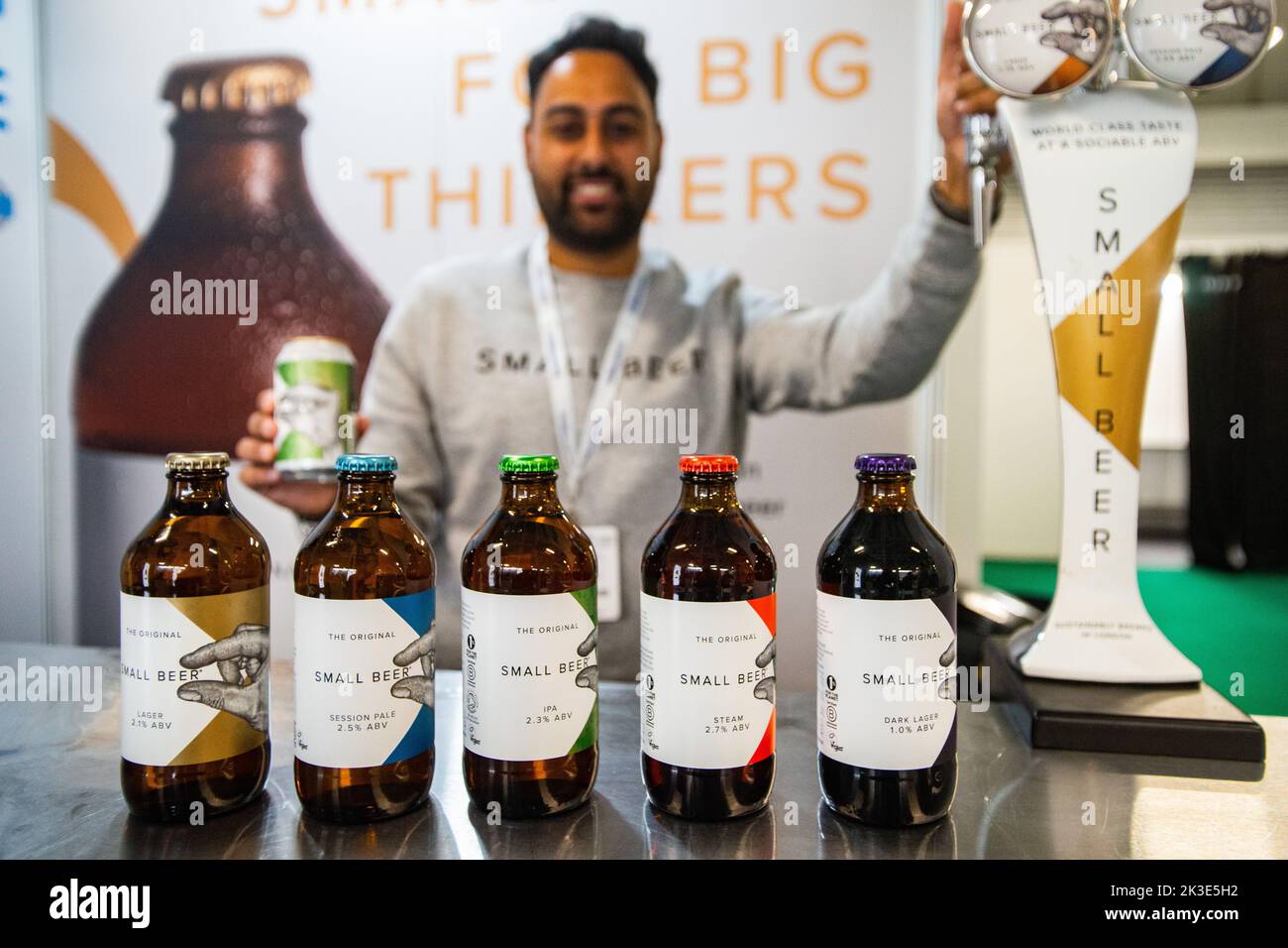 London, UK. 26th Sep, 2022. LOW2NO BEV and The Big Hospitality Expo at ...