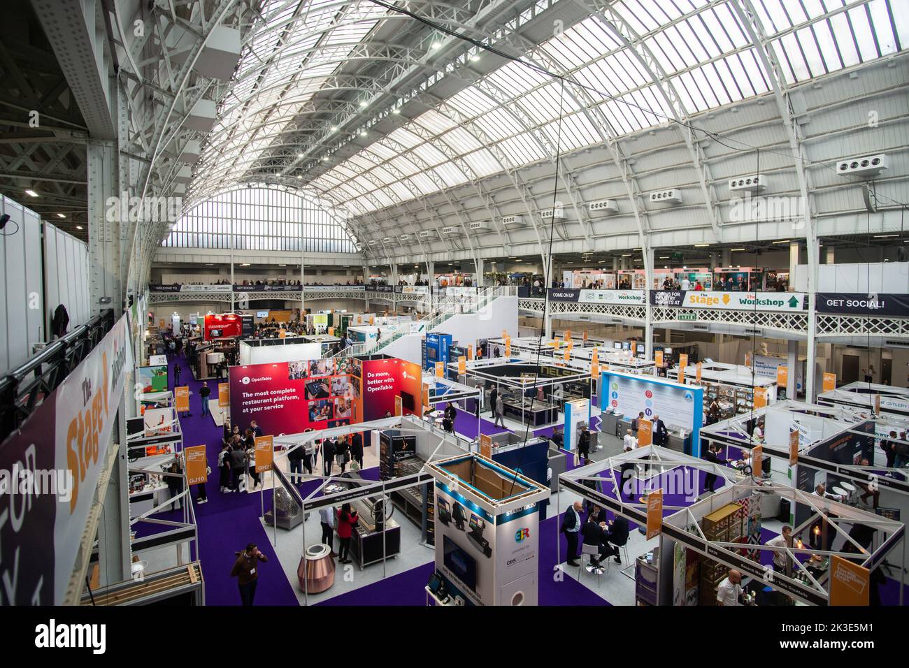 London, UK. 26th Sep, 2022. LOW2NO BEV and The Big Hospitality Expo at ...